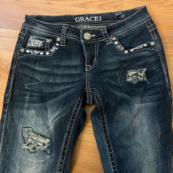 Grace in LA | Jeans | Bedazzled Jeans | Poshmark